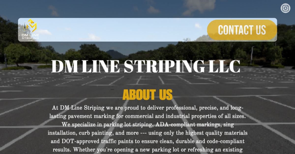 DM Line Striping Website